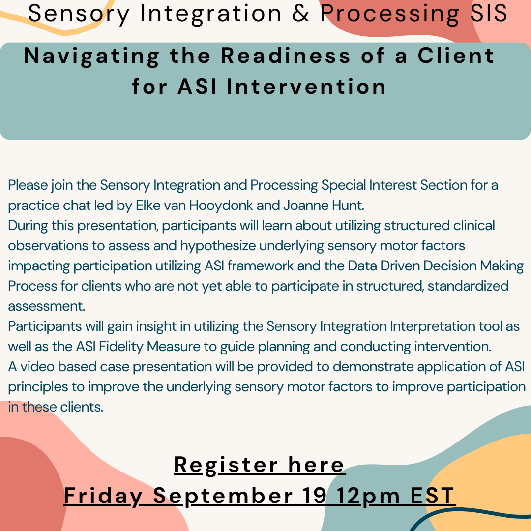 Latest news – Sensory Integration & Processing SIS